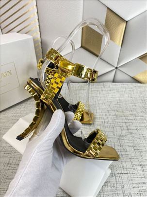 Balmain Ultima Gold Sandals