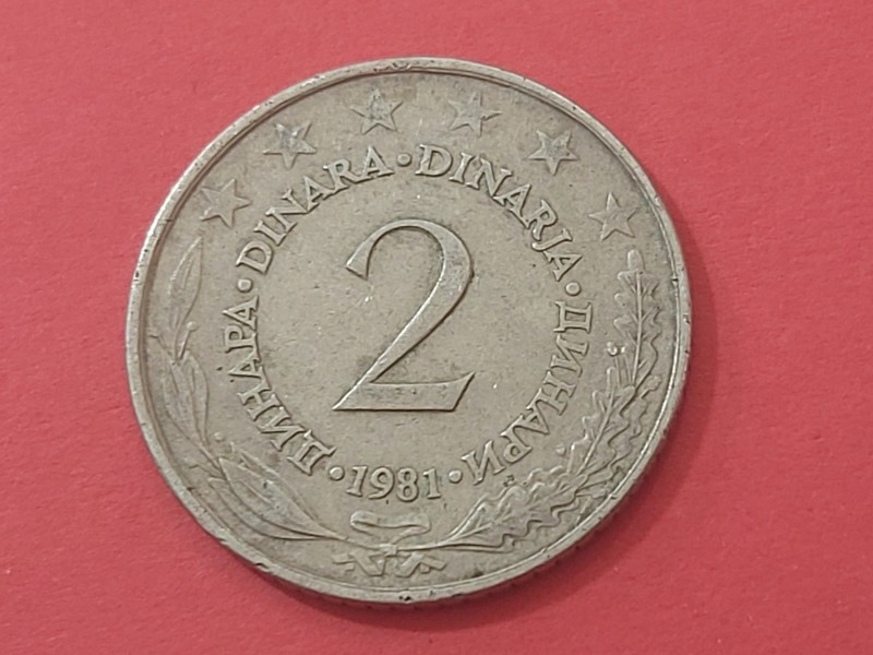 SFRJ - 2 dinara 1981 god