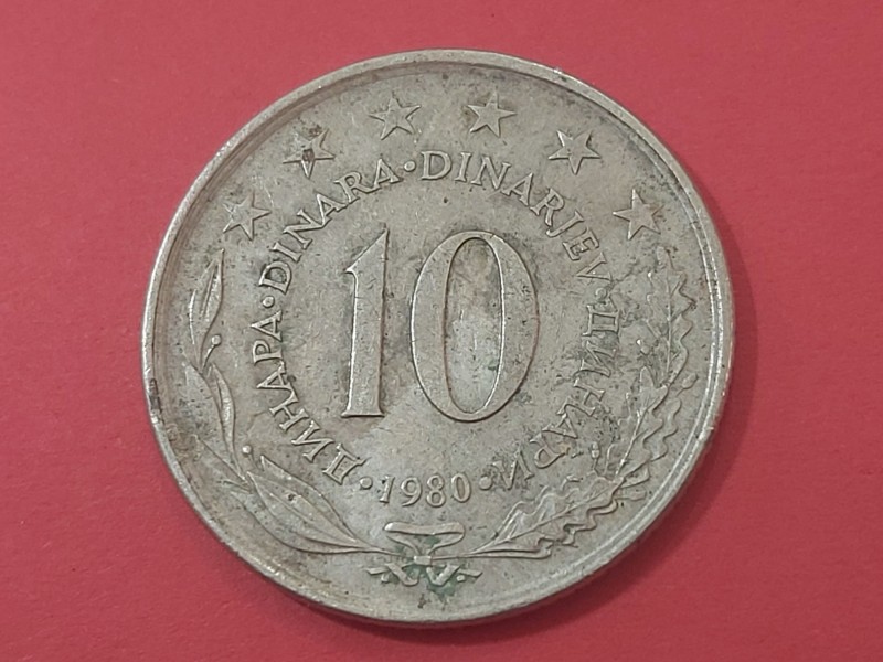 SFRJ - 10 dinara 1980 god