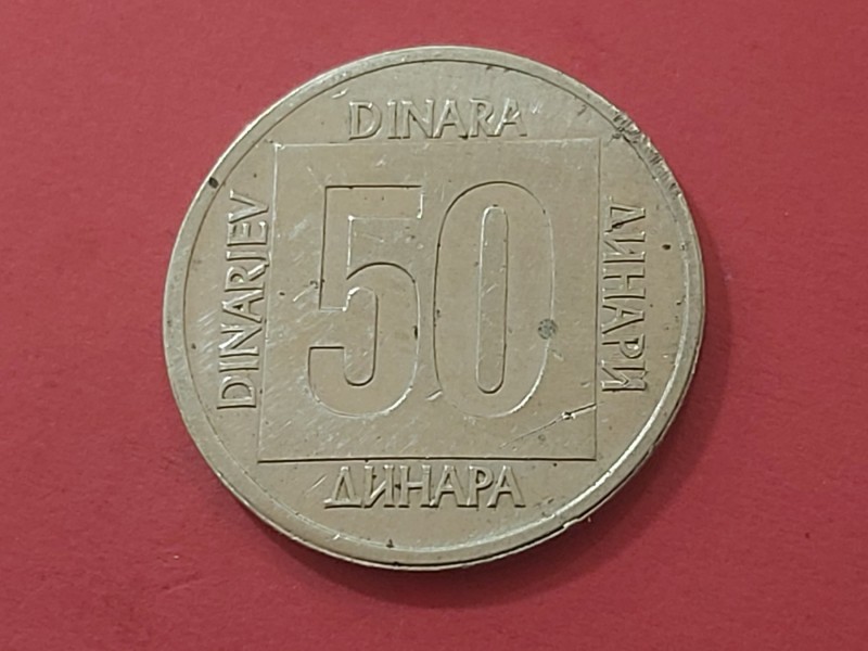 SFRJ - 50 dinara 1988 god