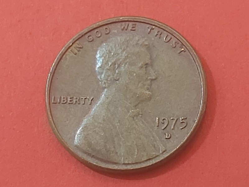 USA - 1 cent 1975 god D