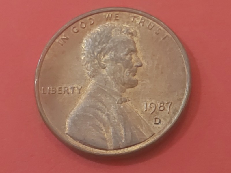 USA - 1 cent 1987 god D