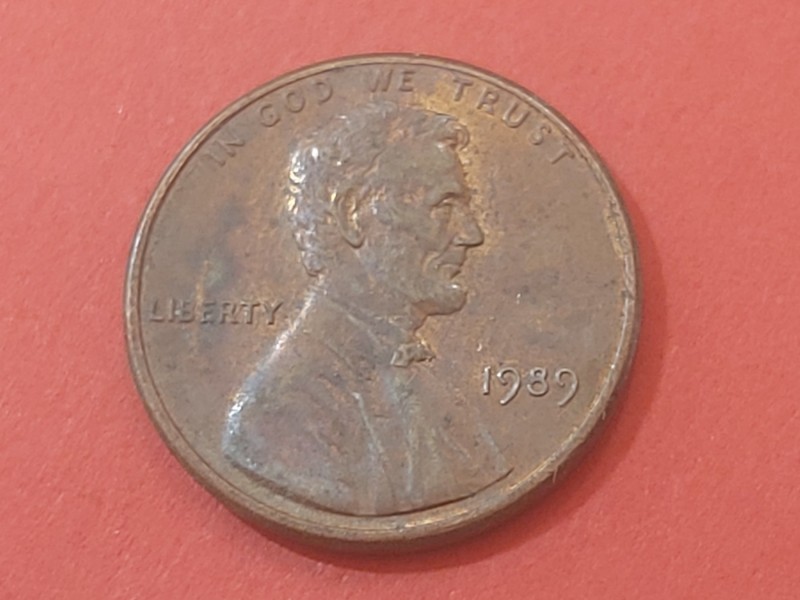 USA - 1 cent 1989 god