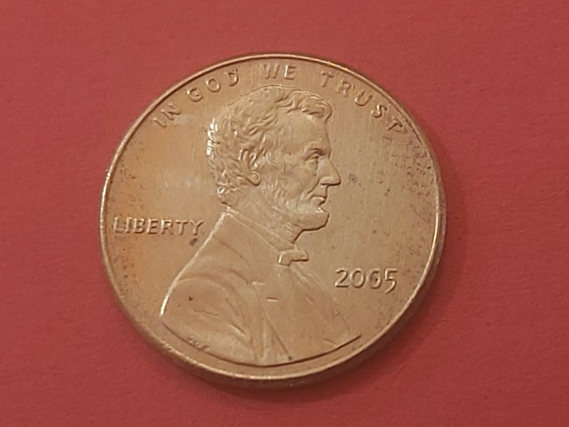 USA - 1 cent 2005 god