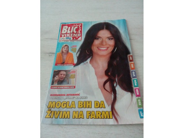 Blic vikend TV 11.septembar-17.septembar 2009.