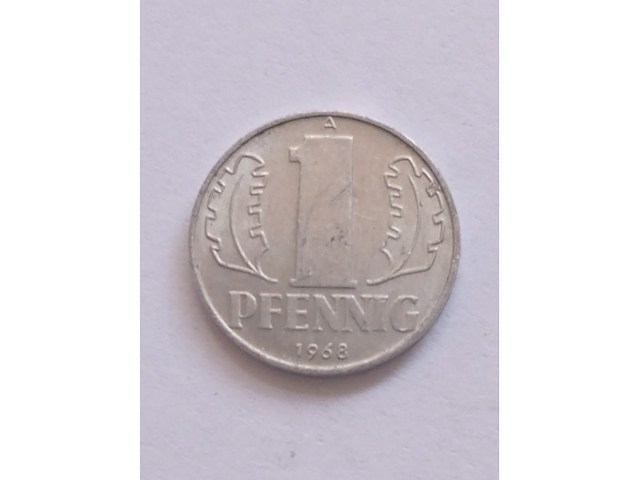 1 Pfennig 1968.g - Nemačka DDR -