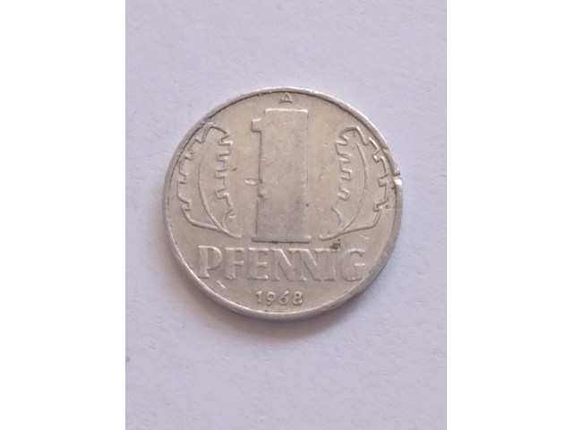 1 Pfennig 1968.g - Nemačka DDR -