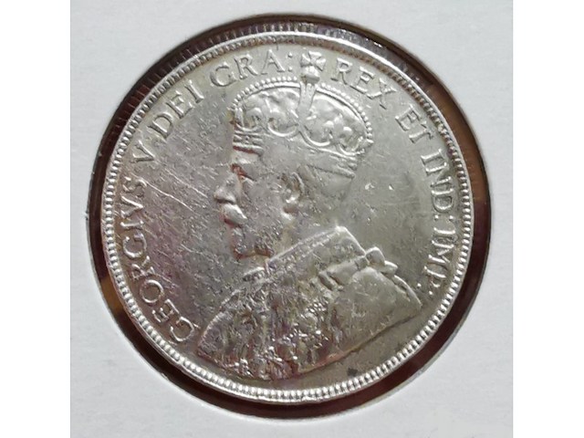 Srebrnjak 50 cents, 1919. Newfoundland RRR