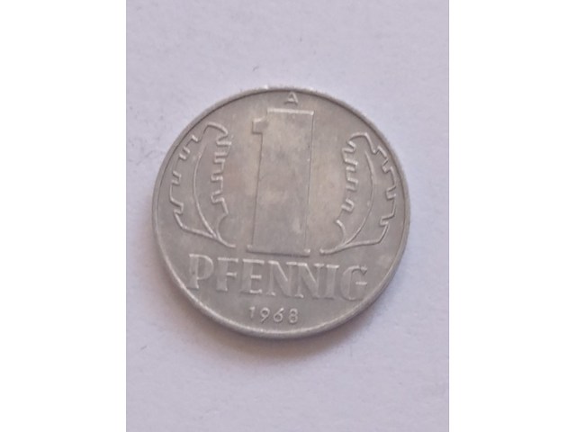 1 Pfennig 1968.g - Nemačka DDR -