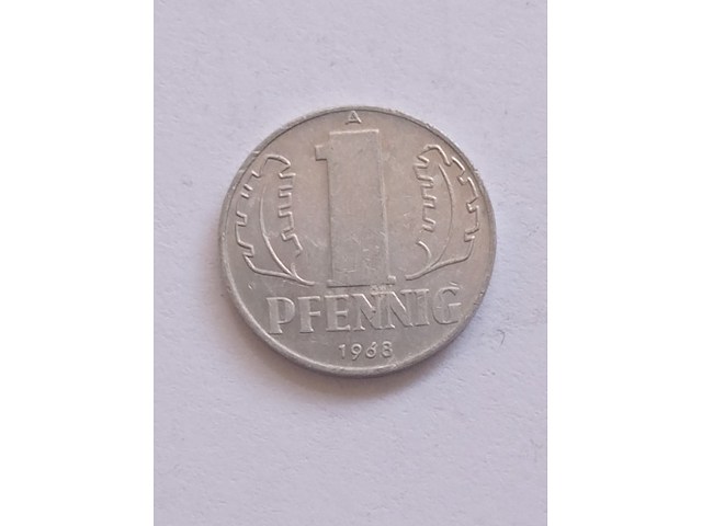 1 Pfennig 1968.g - Nemačka DDR -