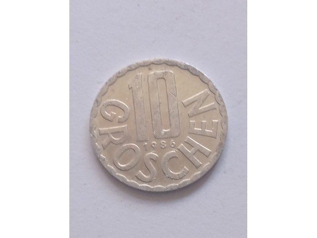 10 Groša 1986.g - Austrija -