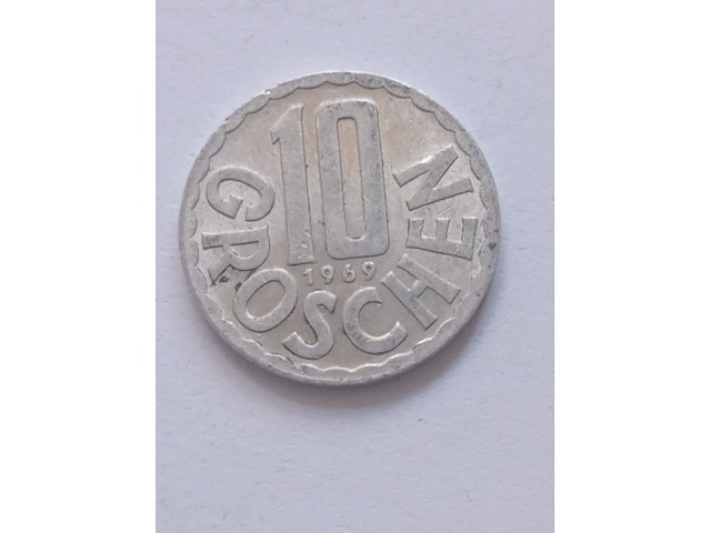 10 Groša 1969.g Austrija -