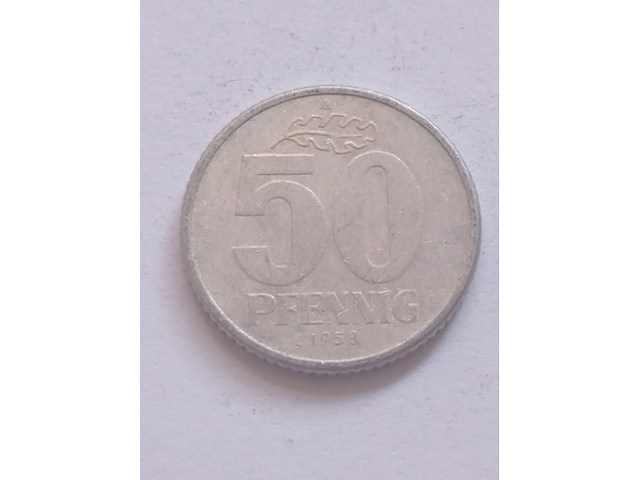 50 Pfennig 1958.g - Nemačka DDR -