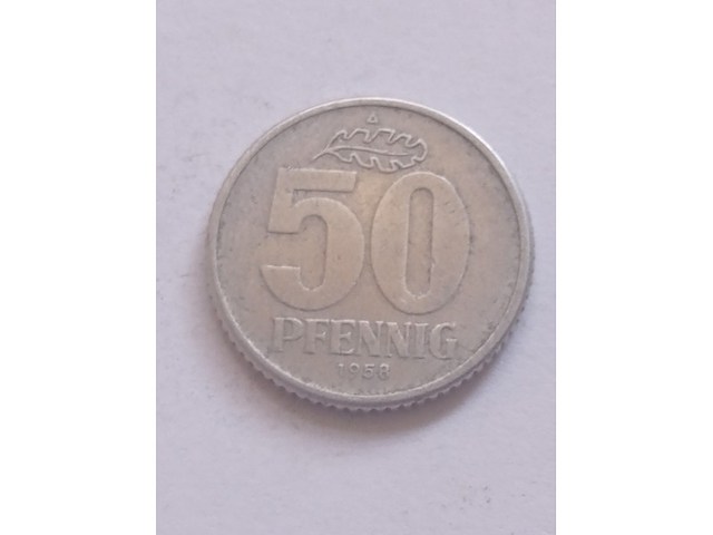 50 Pfennig 1958.g - Nemačka DDR -