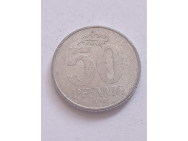 50 Pfennig 1958.g - Nemačka DDR -