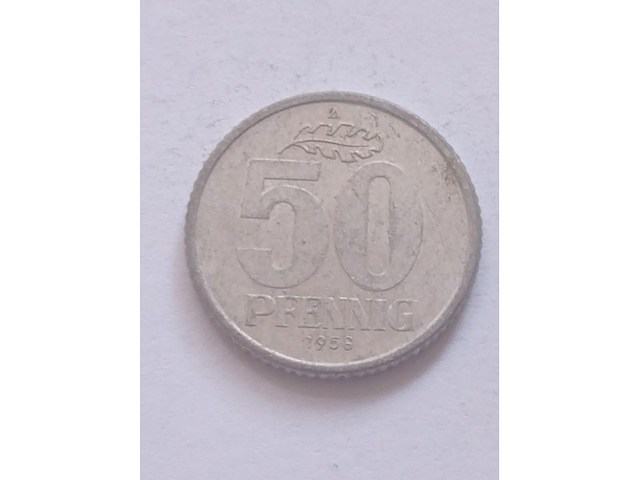 50 Pfennig 1958.g - Nemačka DDR -