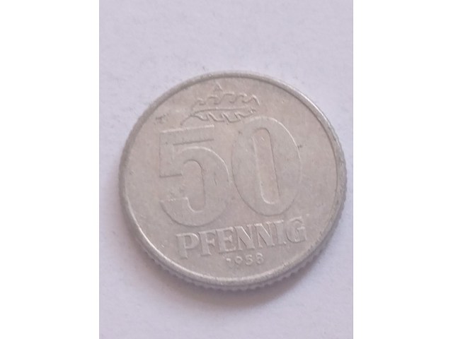 50 Pfennig 1958.g - Nemačka DDR -