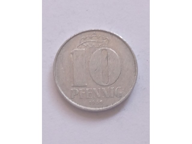 10 Pfennig 1968.g - Nemačka DDR -