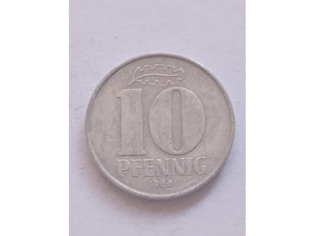 10 Pfennig 1968.g - Nemačka DDR -