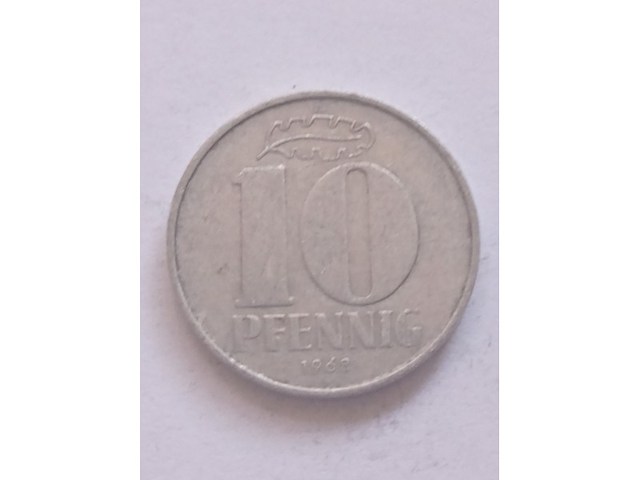 10 Pfennig 1968.g - Nemačka DDR -