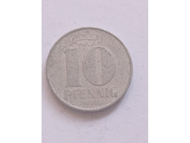 10 Pfennig 1968.g - Nemačka DDR -