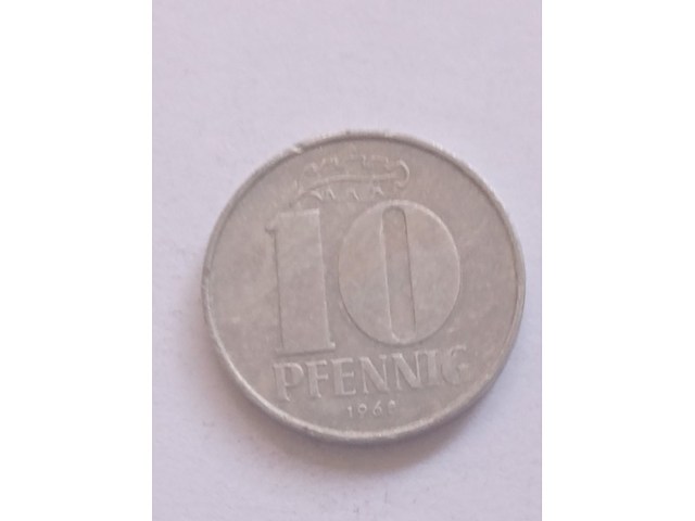 10 Pfennig 1968.g - Nemačka DDR -