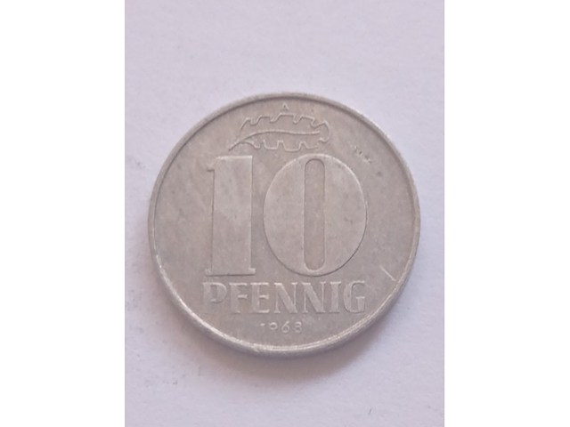 10 Pfennig 1968.g - Nemačka DDR -