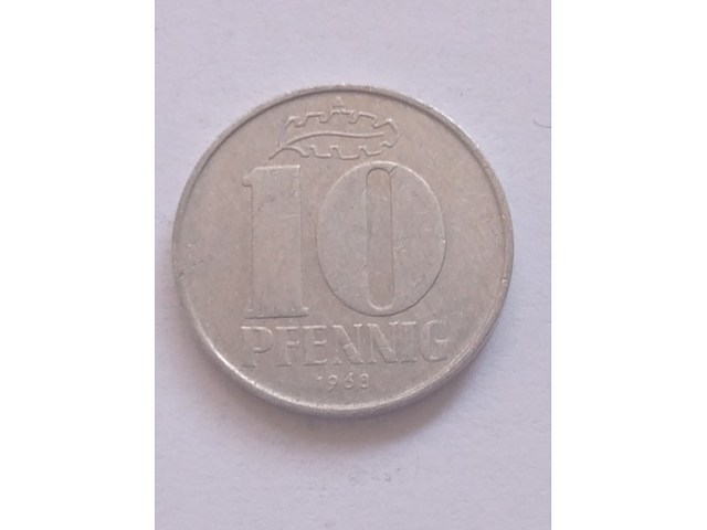 10 Pfennig 1968.g - Nemačka DDR -