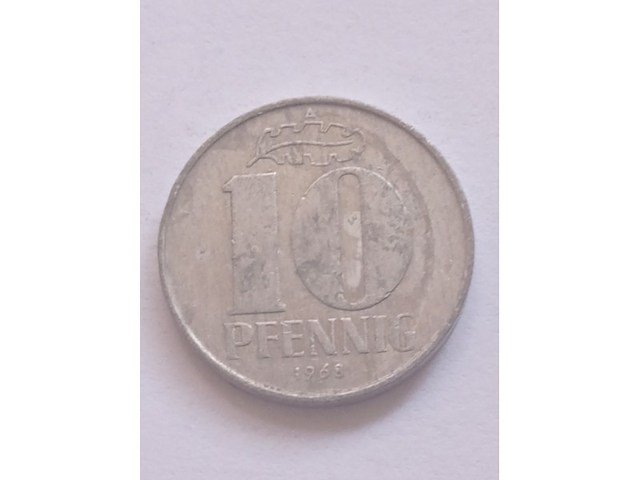 10 Pfennig 1968.g - Nemačka DDR -