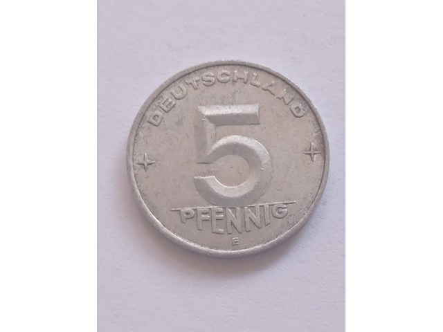 5 Pfennig 1952.g - Nemačka DDR -