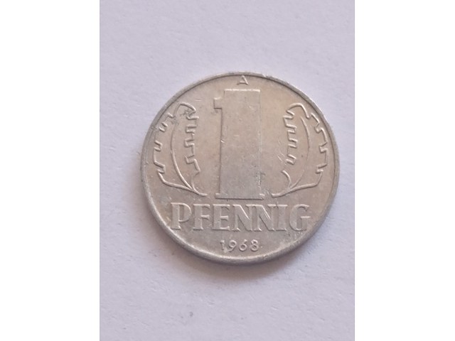 1 Pfennig 1968.g - Nemačka DDR -