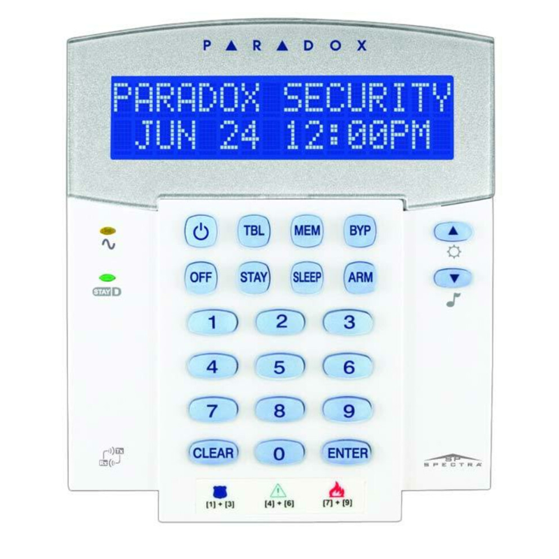 Paradox Šifrator LCD sa bežičnim prijemnikom K32LX/868