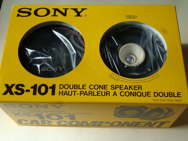 Sony XS-101 Vintage Car Speakers 20 Watts