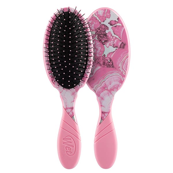 Wet Brush Detangler Crackled Quartz Rose Quartz četka