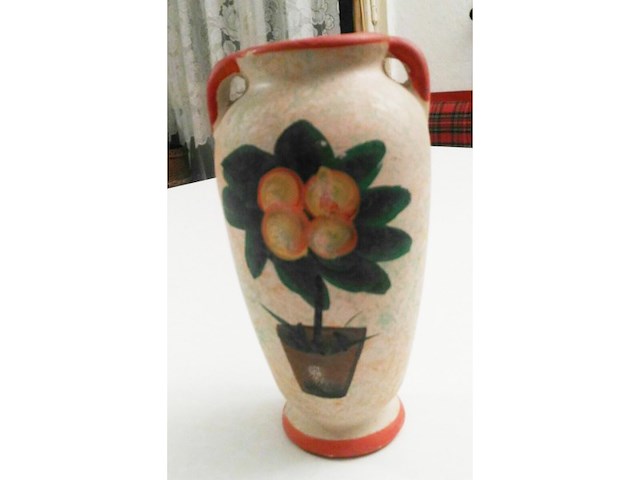 NOVA Rucno oslikana vaza od terakote