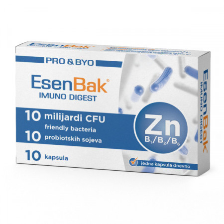 ESENBAK PROBIOTIC IMUNO DIGEST 10 KAPSULA