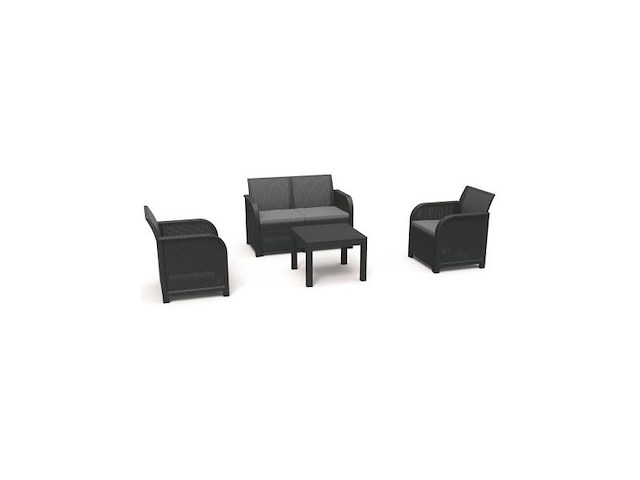 BAŠTENSKI SET ROSALIE 2 SEATER, GRAFIT