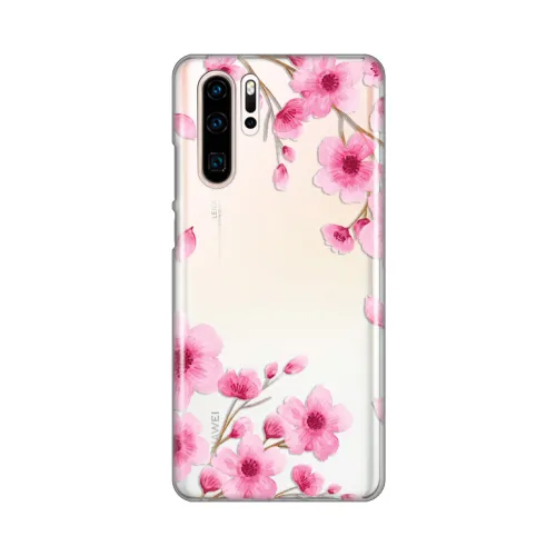 Silikonska futrola - maska print Skin za Huawei P30 Pro Rose flowers