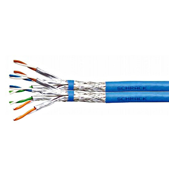 Kabl inst.Cat.7 S/FTP - 1000 Mhz,2x(4x2xAWG-23),LS0H-3,plavi
blue, Drum 500m
