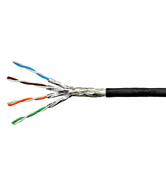 Kabl inst.Cat.7 S/FTP - 1000 Mhz, 4x2xAWG-23, LS0H-3, crni
S/FTP instalacijski kabel cat.7, 4x2xAWG23/1, 1.000Mhz, LS0H-3, Dca-s1,d2,a1, 30%, crni, bubanj 500m