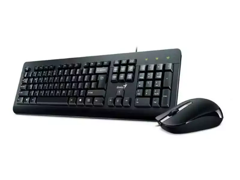 GENIUS KM-160 USB US CRNA TASTATURA+ USB CRNI MIŠ