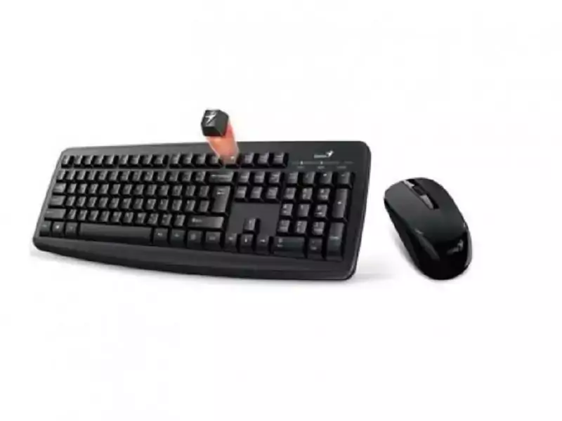 GENIUS SMART KM-8100 WIRELESS US CRNA TASTATURA + MIŠ