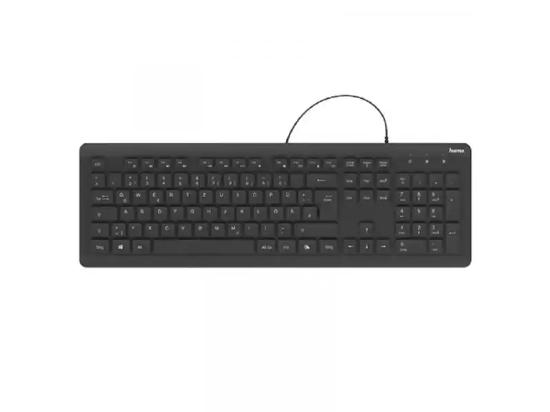 HAMA ŽIČNA TASTATURA KC-600 US (CRNA)