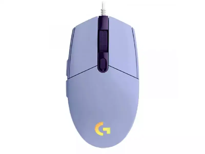 LOGITECH GEJMERSKI MIŠ G102 LIGHTSYNC (LJUBIČASTI)