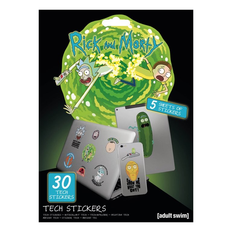 Rick and Morty (Adventures) Tech Stickers