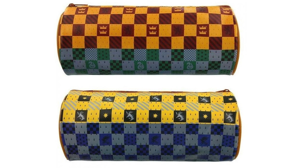 Harry Potter (House Crests) Barrel Pencil Case