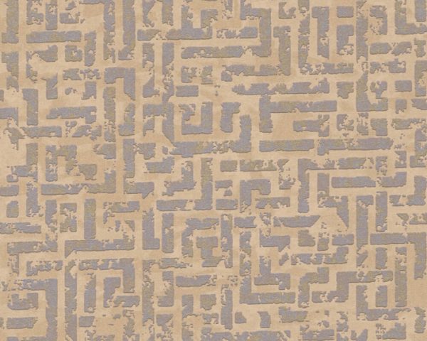 A.S. CRÉATION WALLPAPER «GRAPHICS, BEIGE, GOLD, METALLIC, SILVER» 386952