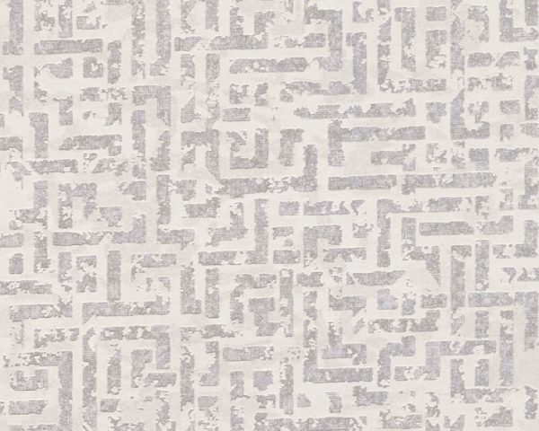 A.S. CRÉATION WALLPAPER «GRAPHICS, GOLD, GREY, METALLIC, WHITE» 386951