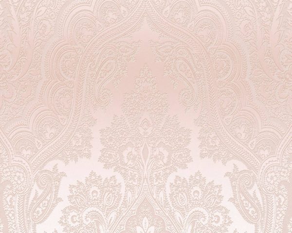 A.S. CRÉATION WALLPAPER «ORNAMENT, BEIGE, METALLIC, PINK» 387083