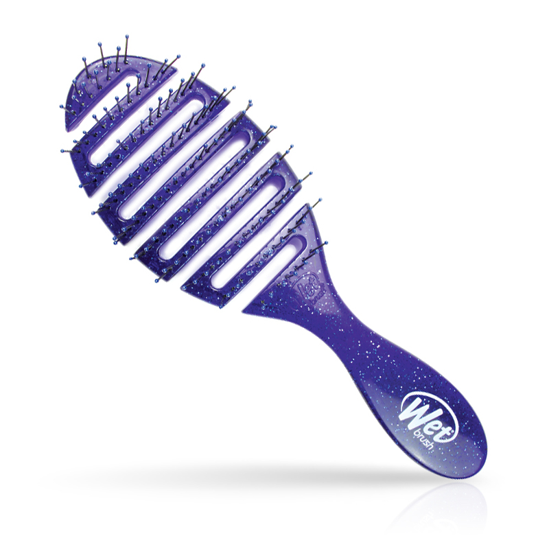 Wet Brush FLEX DRY BLUE GLITTER – Četka za raščešljavanje kose